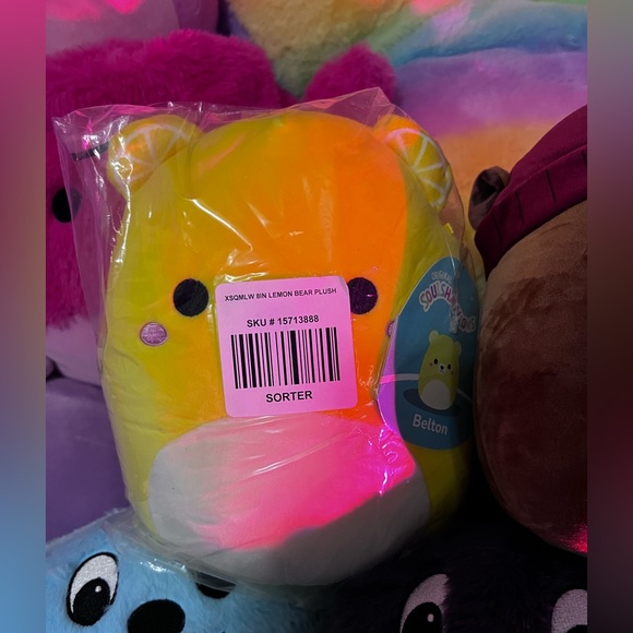 Squishmallows | Toys | Squishmallow Belton The Lemon Bear 8 Limited ...